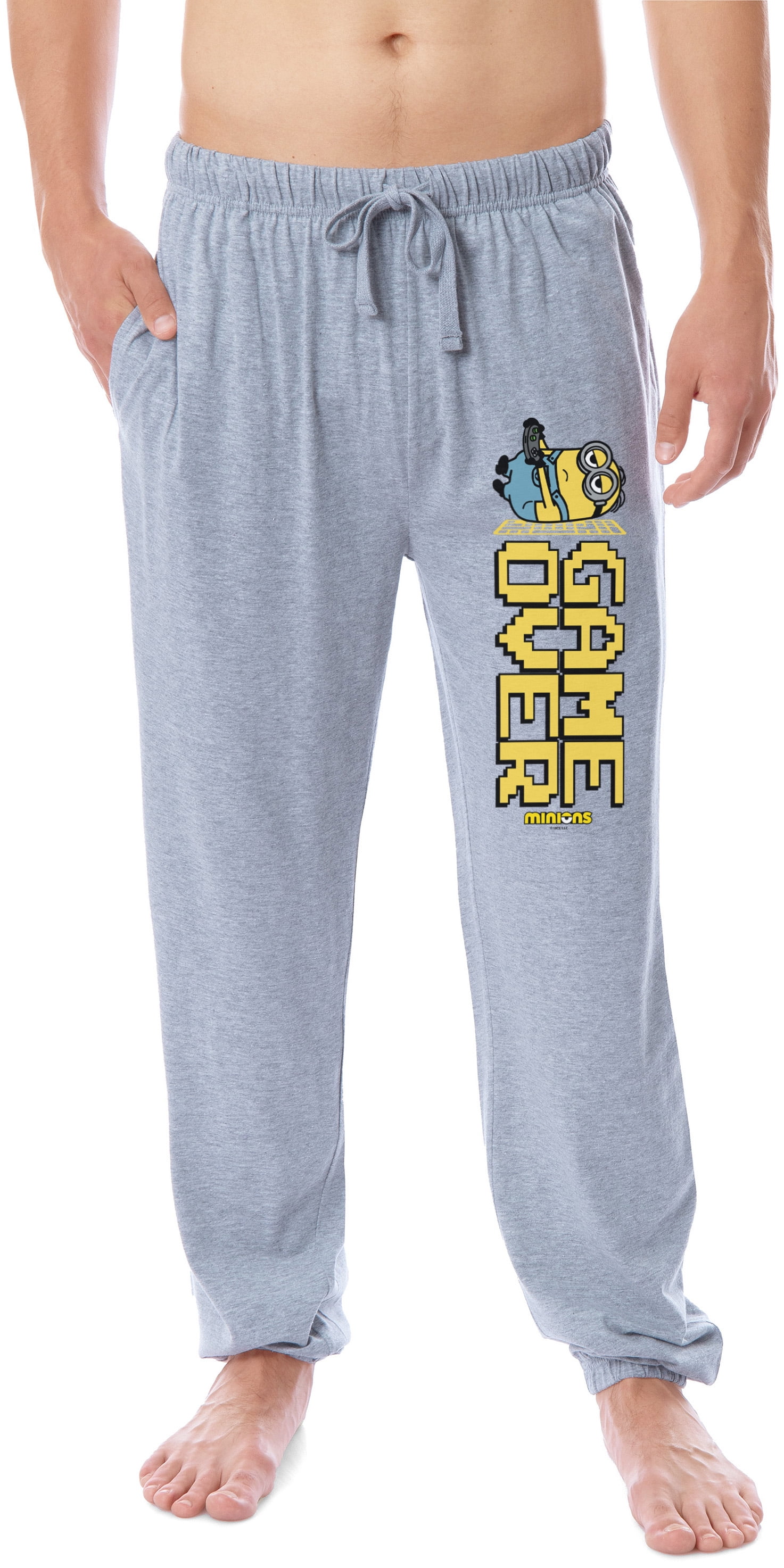 Despicable Me Minions Mens' Game Over Sleep Jogger Pajama Pants For ...