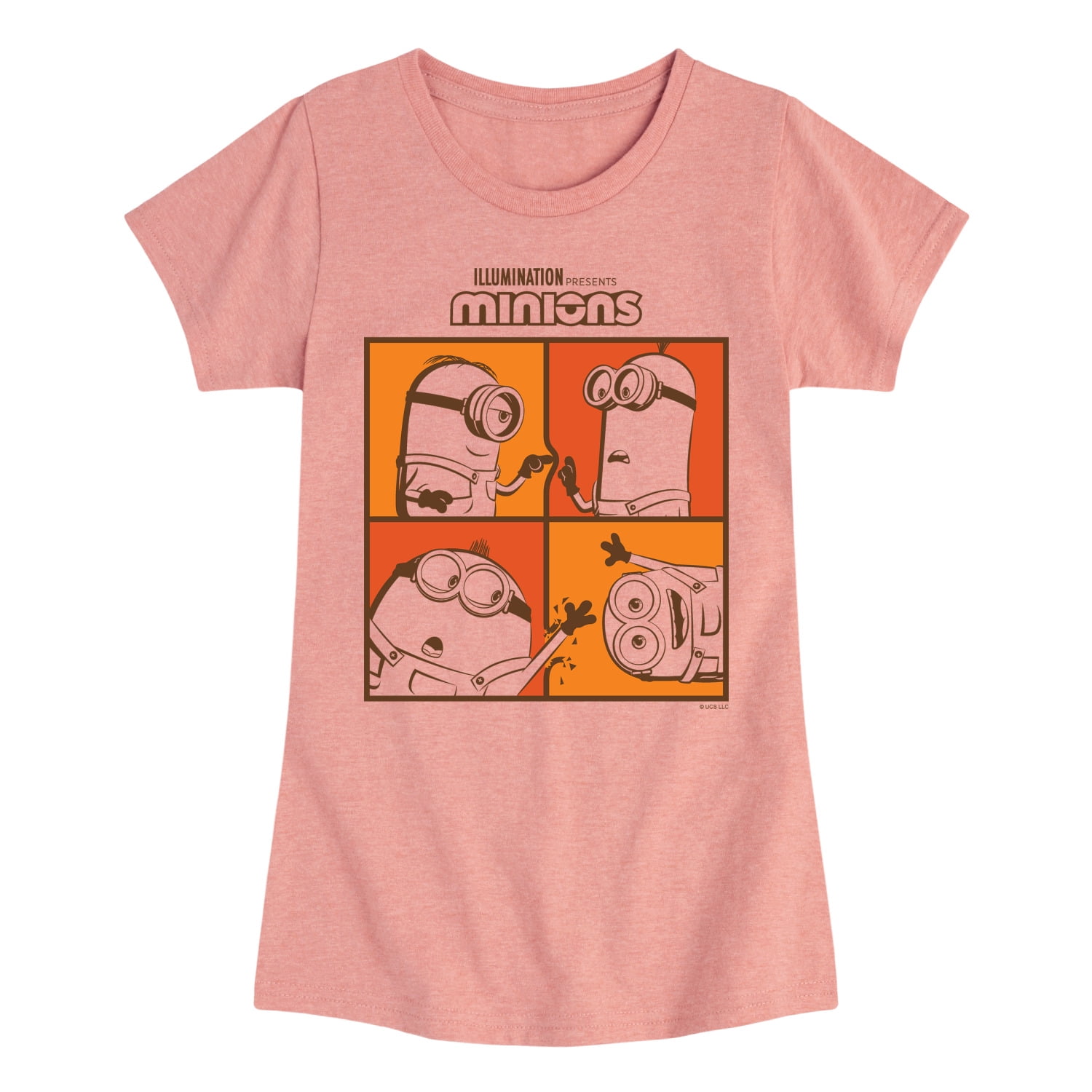 Despicable Me Minions - Minions Grid - Toddler & Youth Girls Short ...