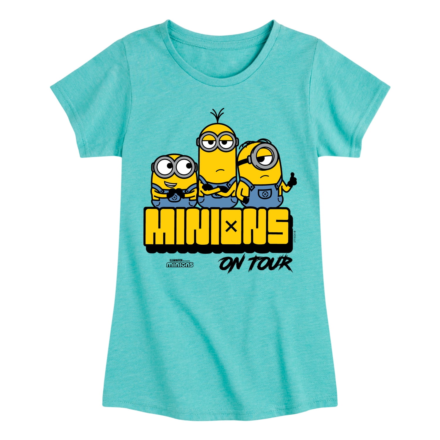 Despicable Me Minions - Minions On Tour - Toddler & Youth Girls Short ...