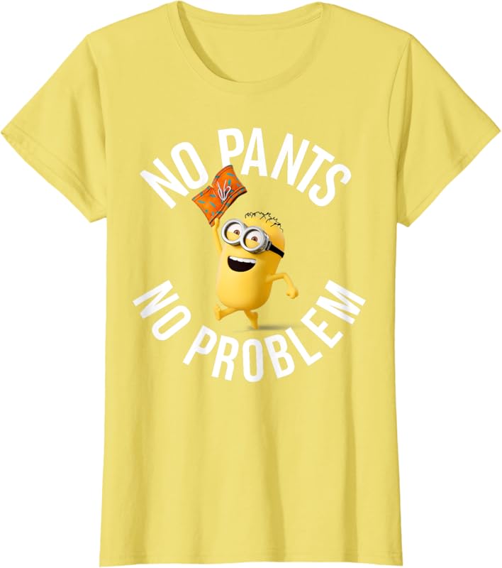 Despicable Me Minions No Pants No Problem Graphic T-Shirt - Walmart.com