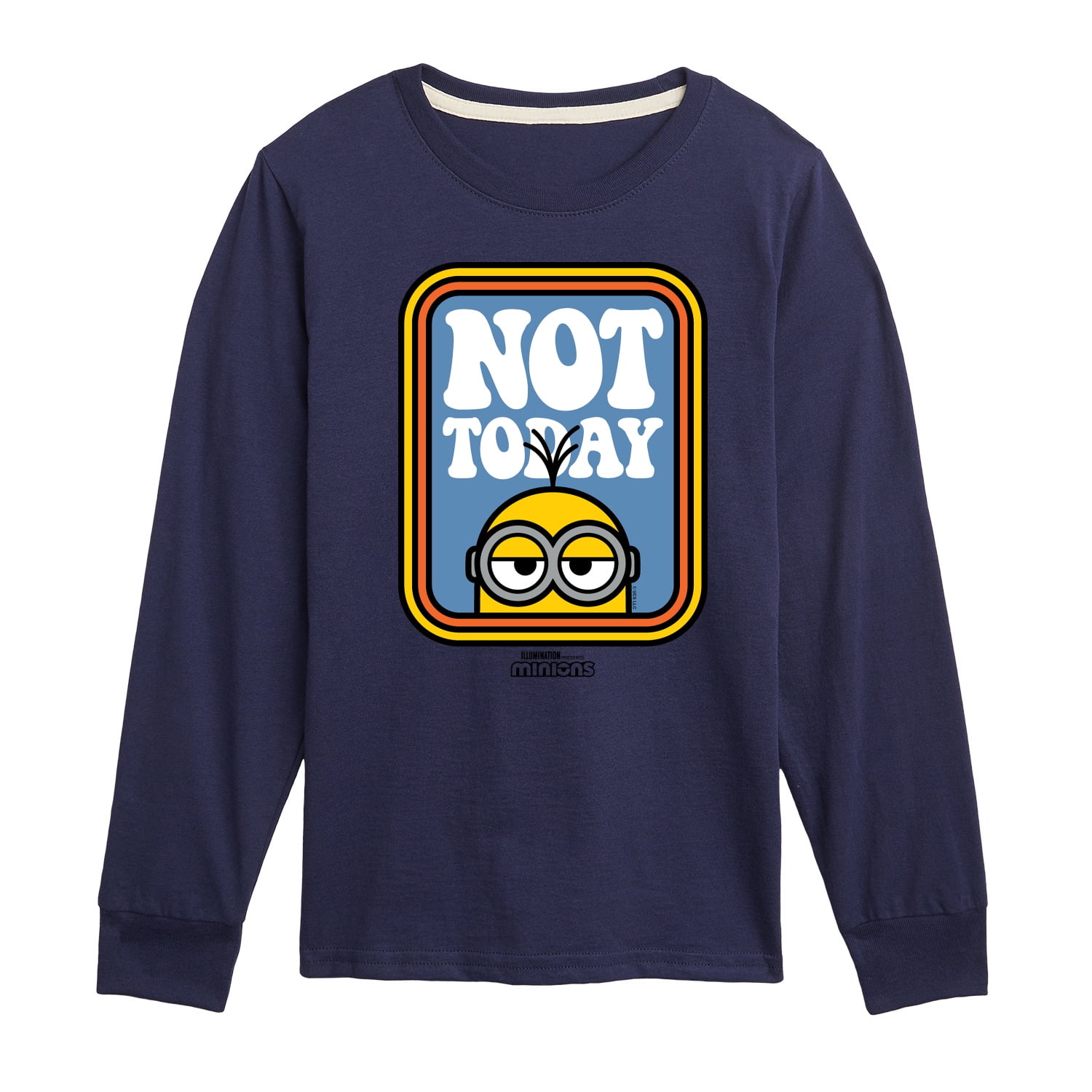 Despicable Me Minions - Not Today - Toddler & Youth Long Sleeve Graphic ...