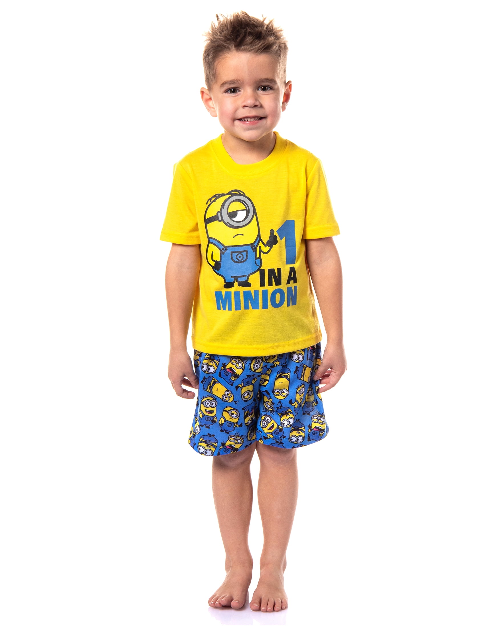 Despicable Me Minions Toddler Boys' 1 In A Minion 2 Piece Pajama Set ...