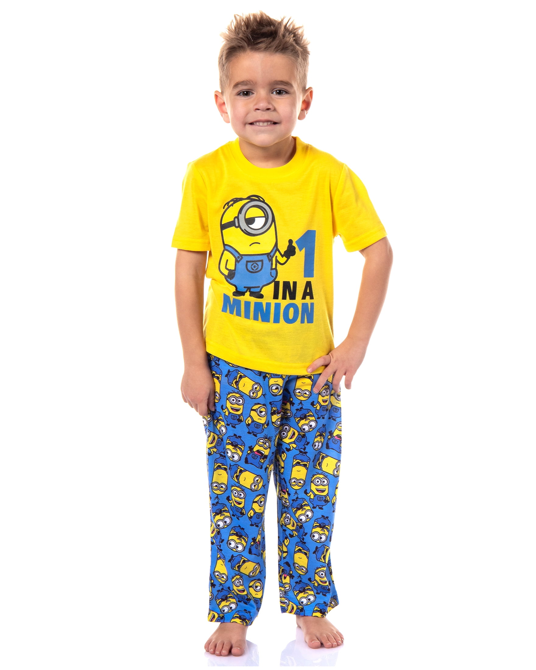 Despicable Me Minions Toddler Boys' 1 In A Minion Short Sleeve Sleep ...