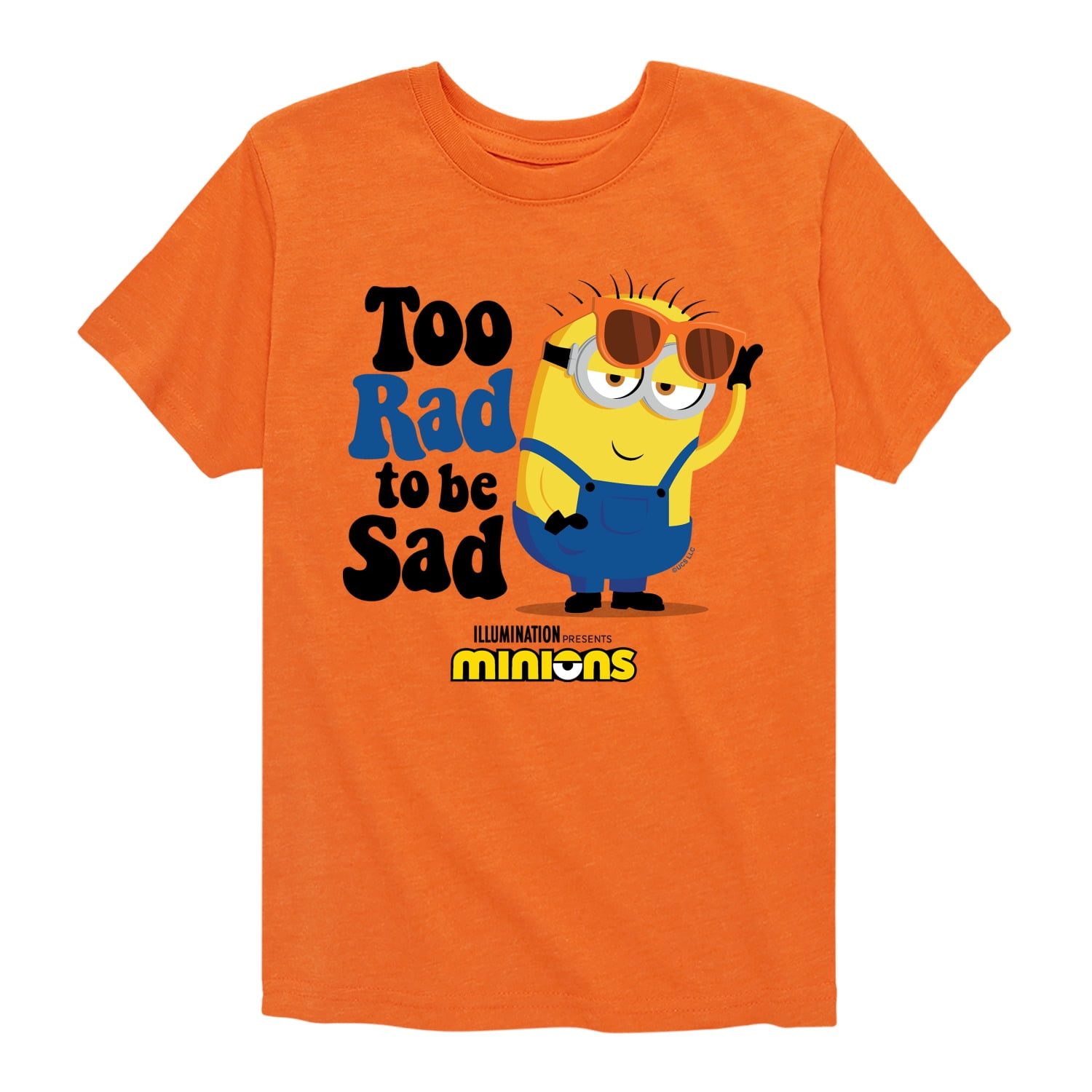 Despicable Me Minions - Too Rad To Be Sad - Toddler & Youth Short ...