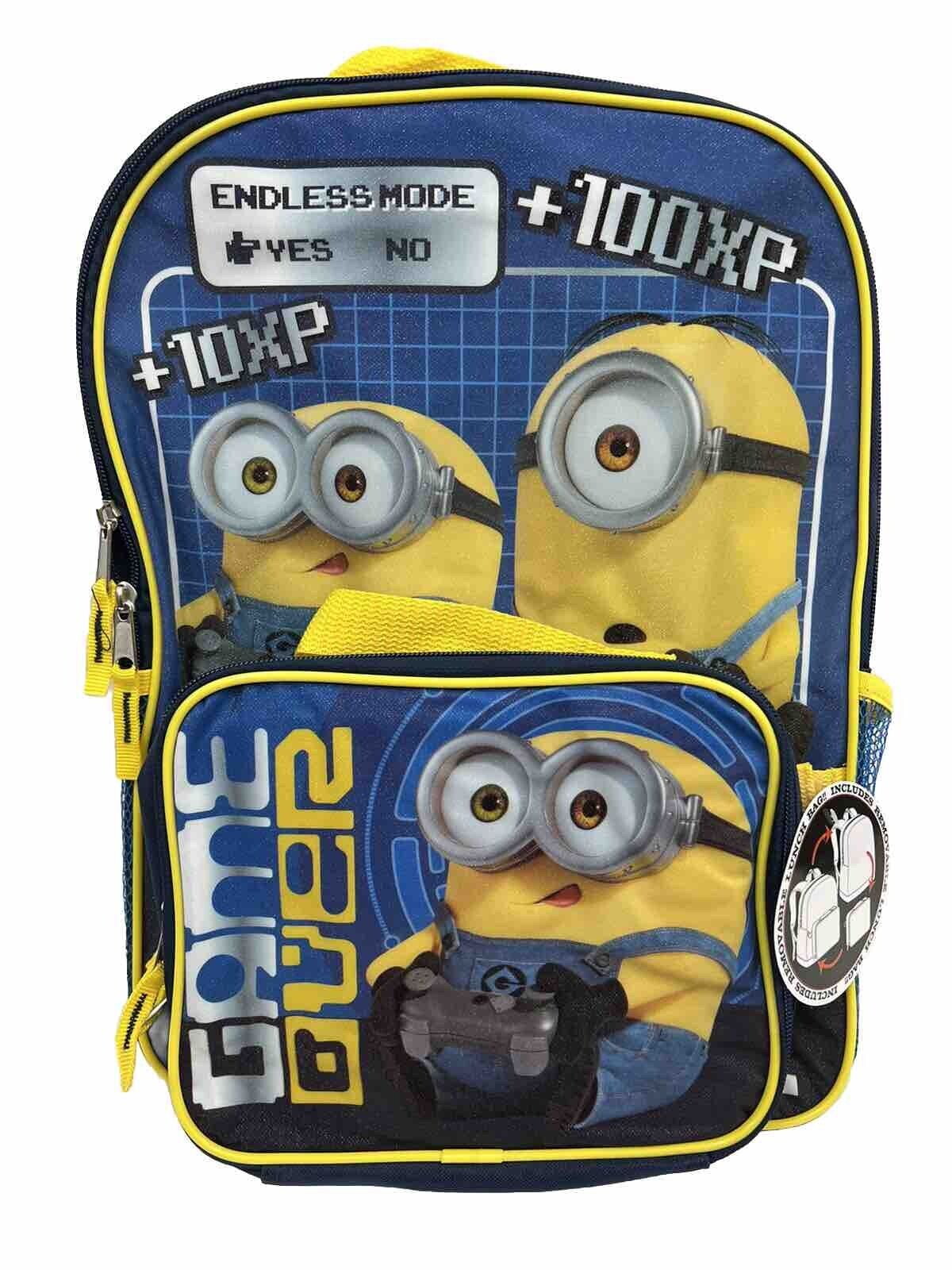 Despicable Me Minions "Work From Home" 16" School Backpack with ...
