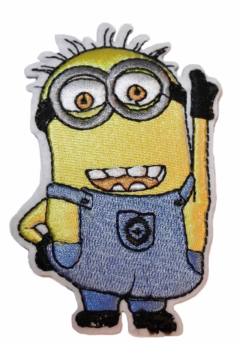 Despicable Me Movie Minion Character 3 1/2" Tall Embroidered Patch ...