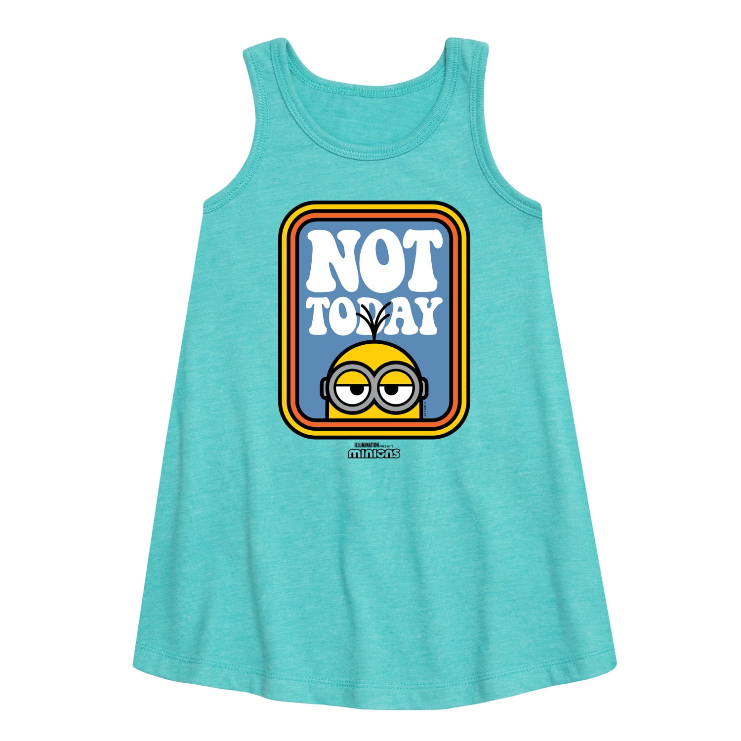 Despicable Me Minions - Not Today Minion - Toddler & Youth Girls A-line ...