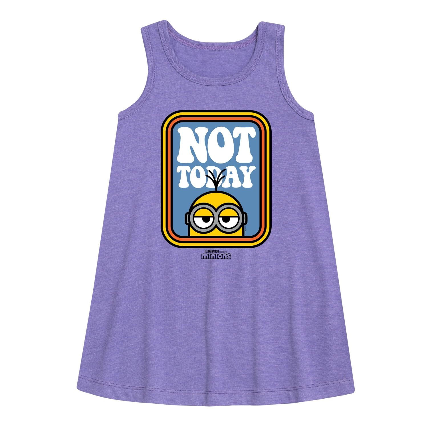 Despicable Me Minions - Not Today Minion - Toddler & Youth Girls A-line ...