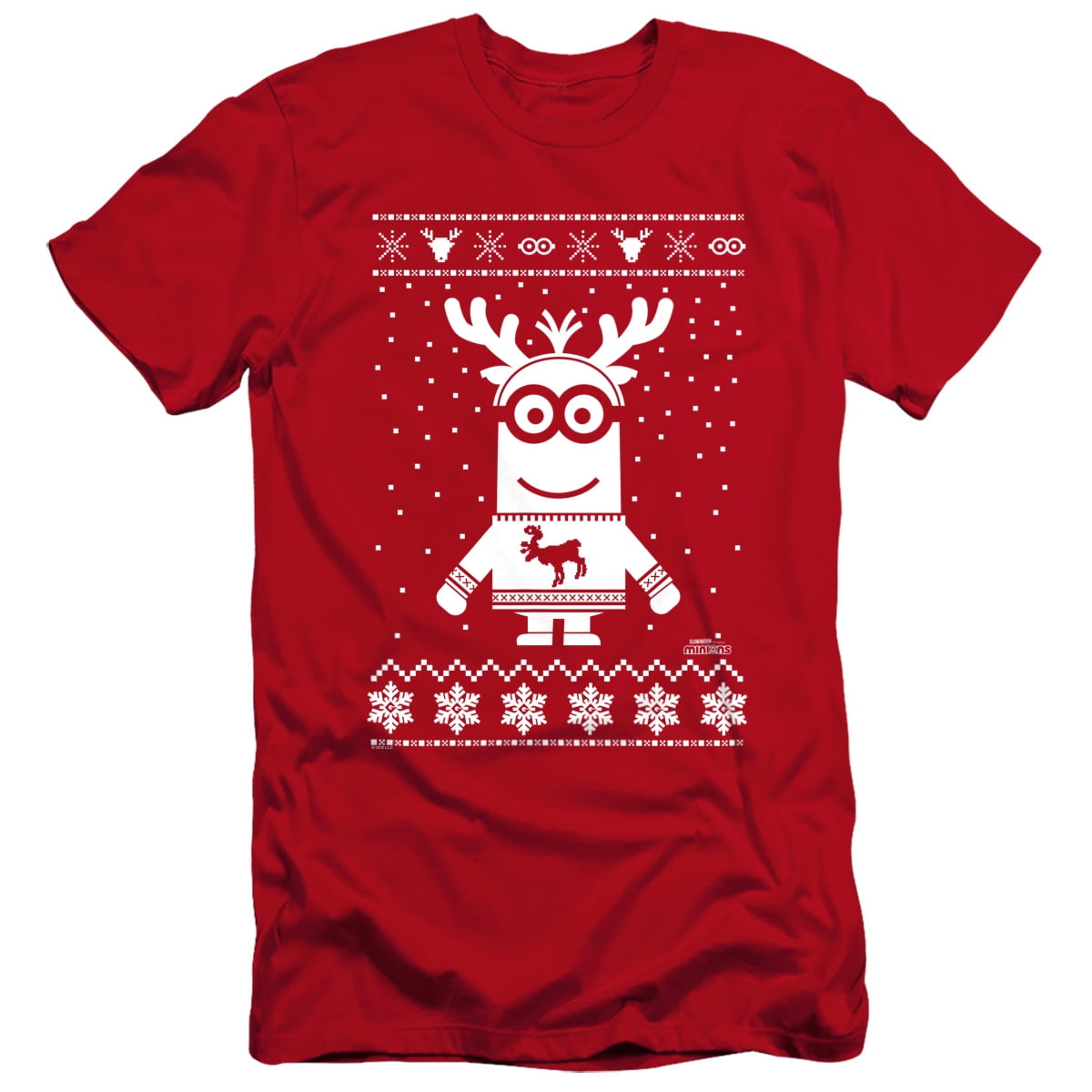 Despicable Me Reindeer Ugly Christmas Jumper Unisex Adult Canvas Brand ...