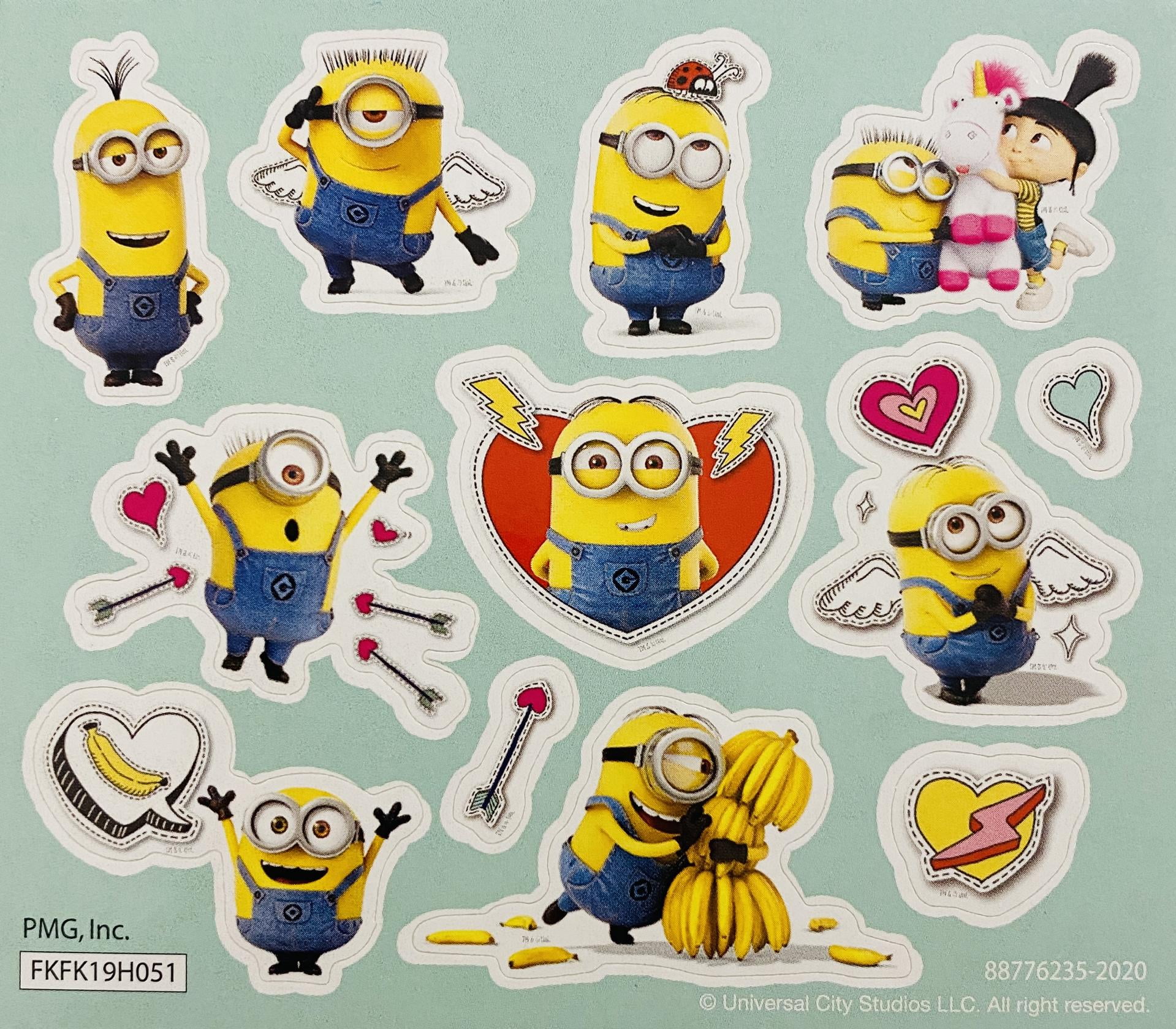Despicable Me Sticker Sheets 3 Sets - Walmart.com