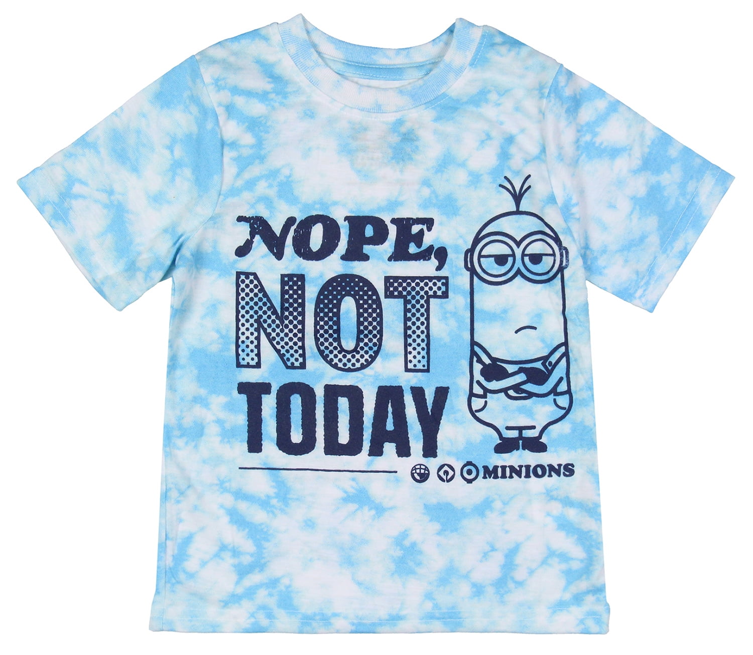Despicable Me Youth Kids Minions Nope Not Today Tie-Dye Funny Short ...
