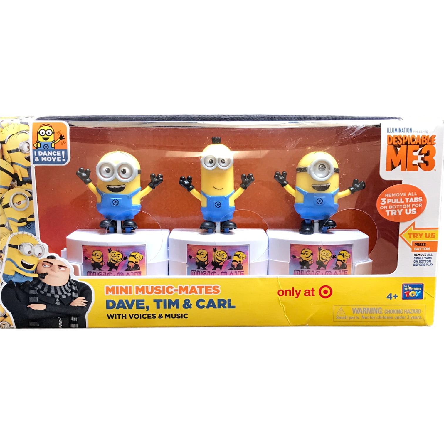 Despicable Me Minions Music-Mates 3" Action Figure - Walmart.com