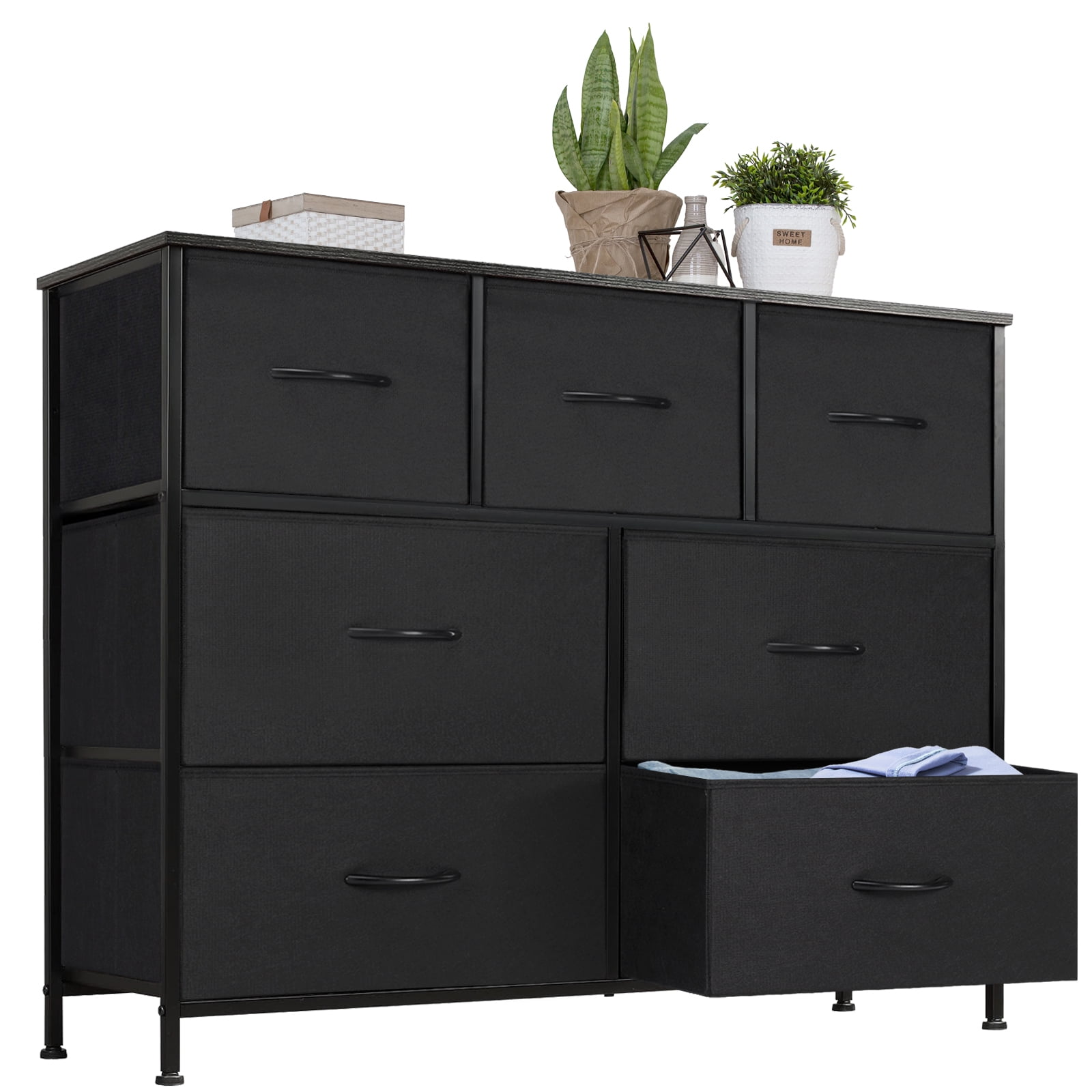 Desser For Bedroom With 7 Fabric Drawers Organizer Storage Closet Chest ...