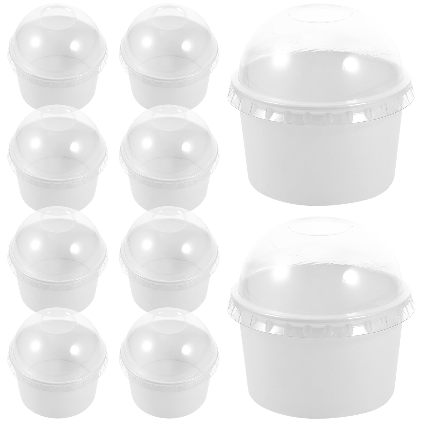 Dessert Box Oatmeal Containers Breakfast Cups Yogurt Paper Bowls ...