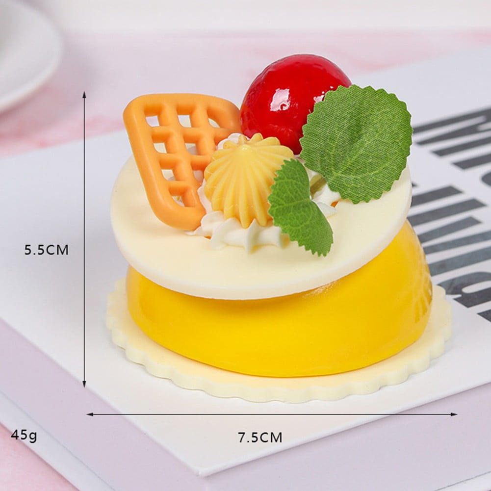 Dessert Cake Chocolate Cake Model Refrigerator Magnet Table Decoration ...