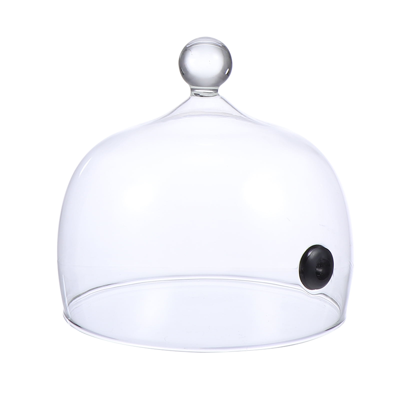 MEIBUTYUP Round Glass Cake Dome Cover Heat Resistant Kitchen Use 1 Pc 6 ...