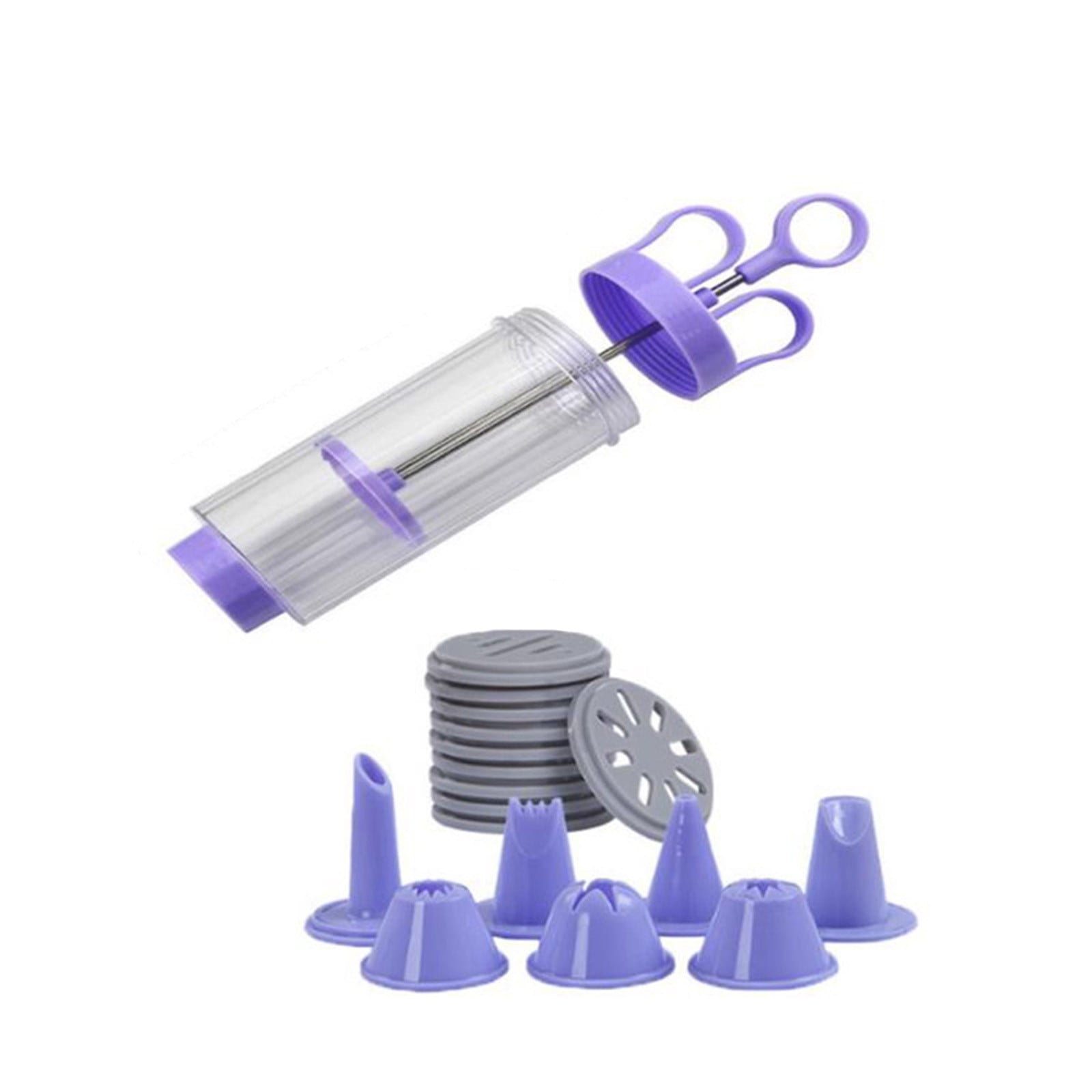 Dessert Decorating Syringe Set, Biscuit Press Plastic Baking Machine ...