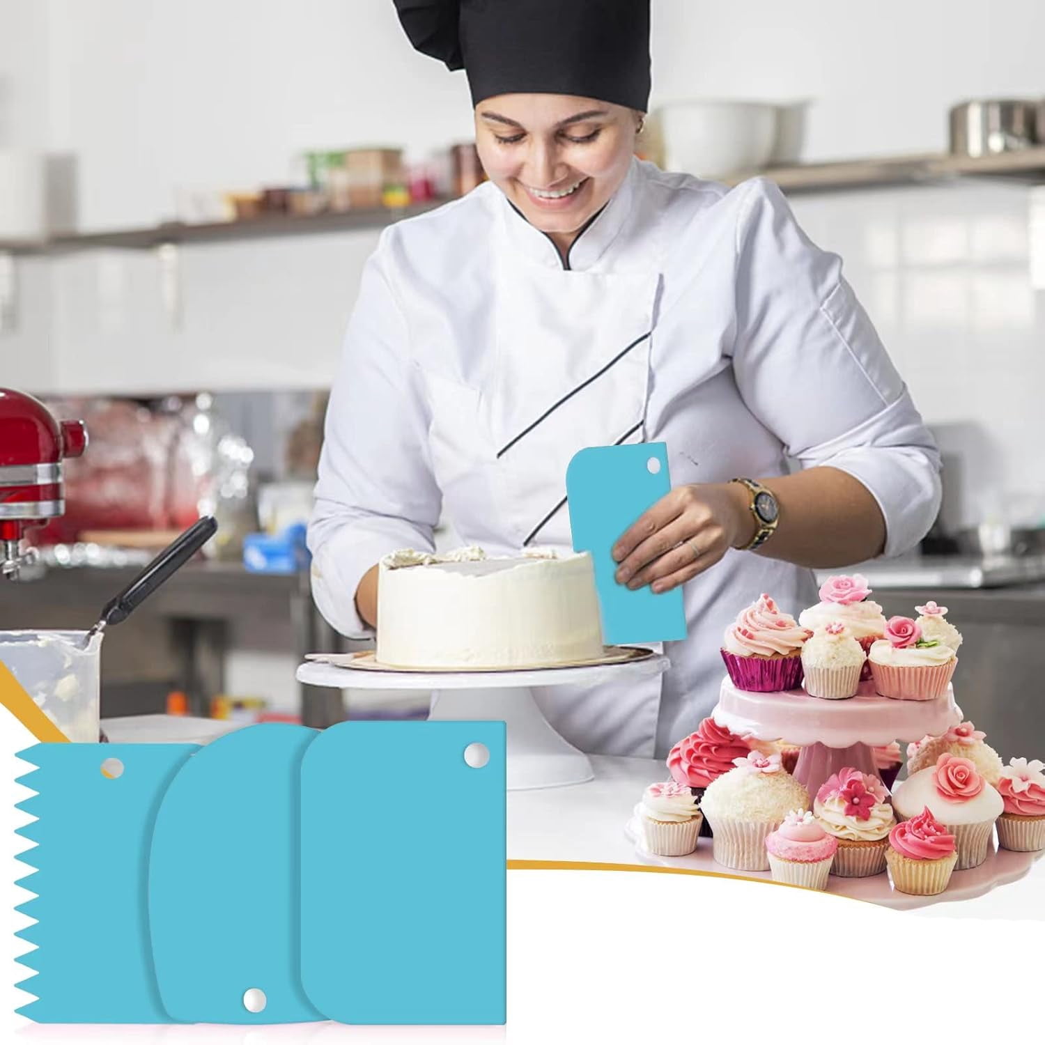 Dessert Decorating Syringe Set Frosting Piping Kit Stainless Steels ...