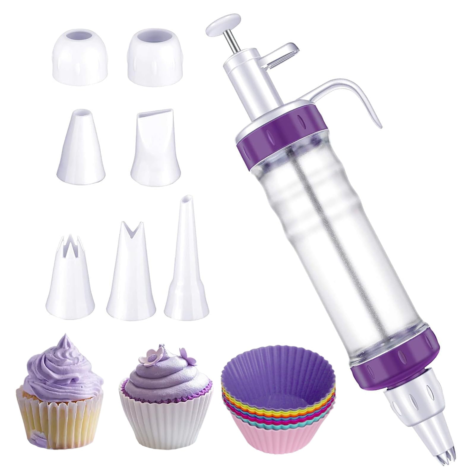 Dessert Decorating Syringe Set, Icing Dispenser Tool, Dessert Decorator ...