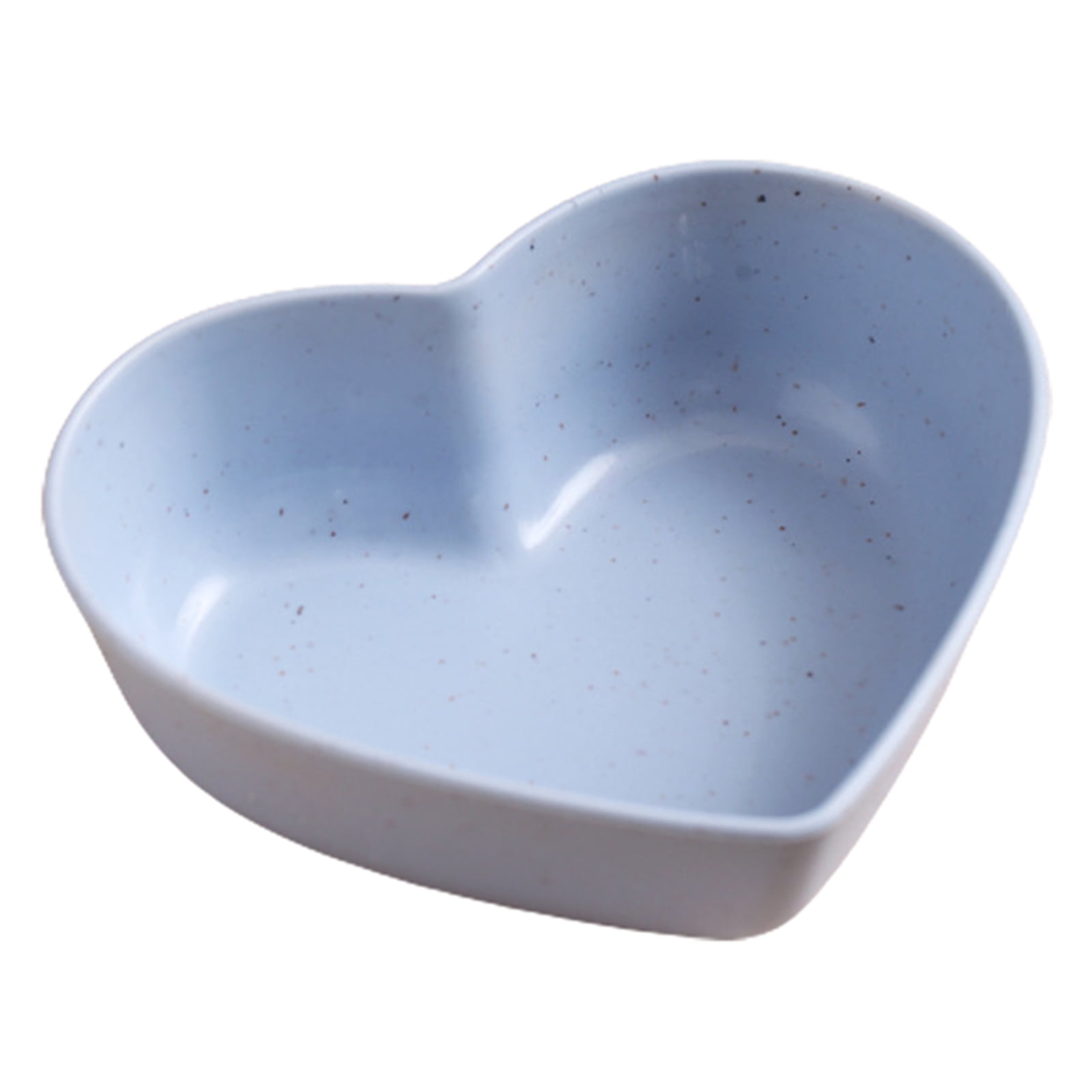 Dessert Dish Heart-shaped Stackable Drop Resistant Washable Sound ...