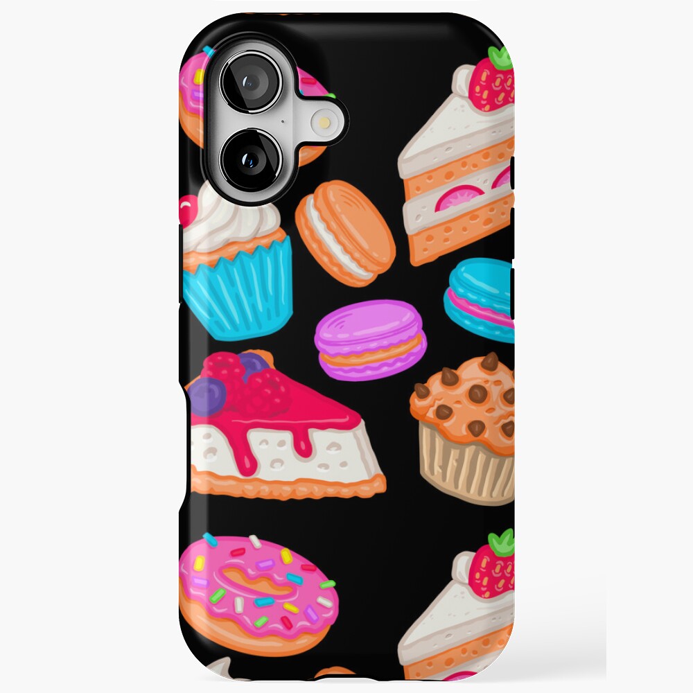 Dessert Feast Cute Sweet Treat Illustration Theme for iPhone 17 16 15 ...