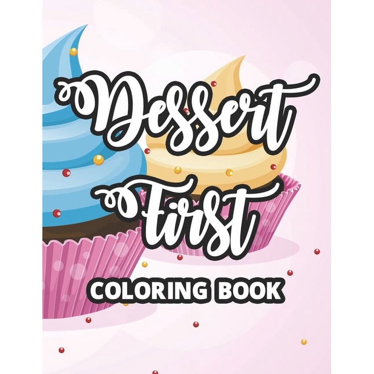 free dessert coloring pages