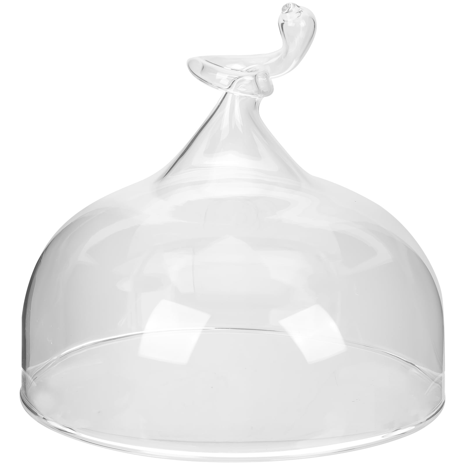 Dessert Glass Dome Decorative Glass Dome Cake Display Dome Clear Cake ...