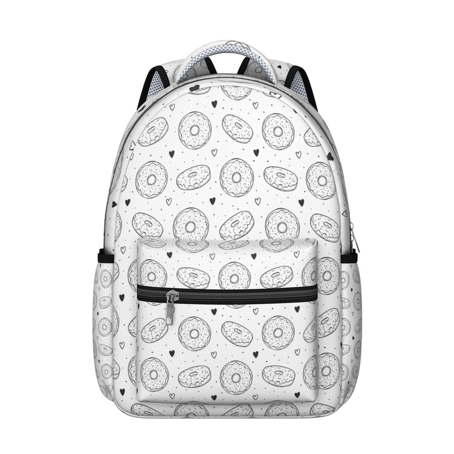 Dessert Lover's Waterproof Backpack with Padded Straps - Cute Donut ...