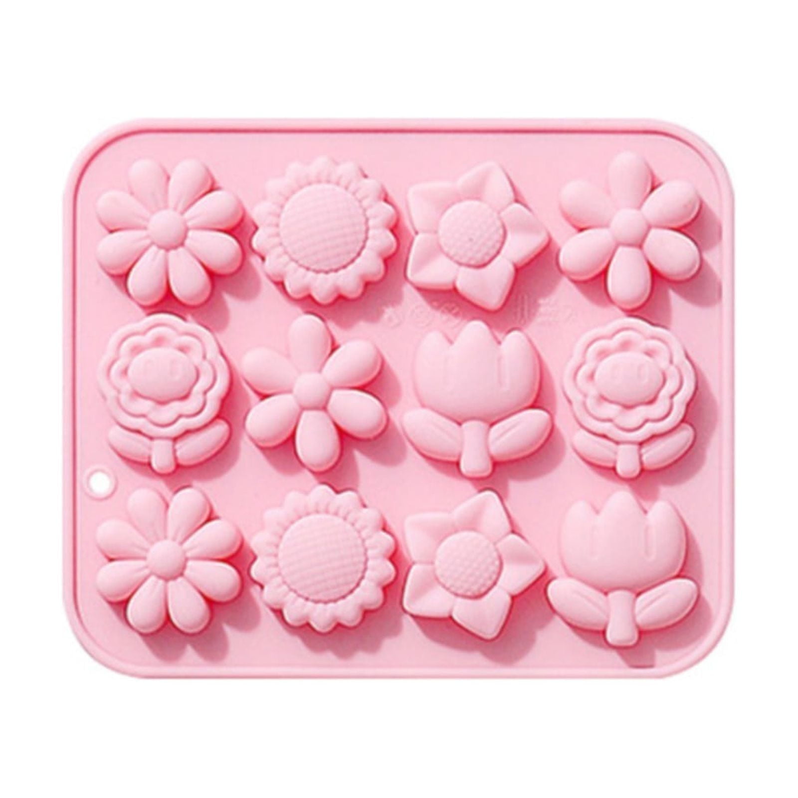 Dessert Molds, Clearance! Yuoaen Silicone Flower Molds, Flowers ...