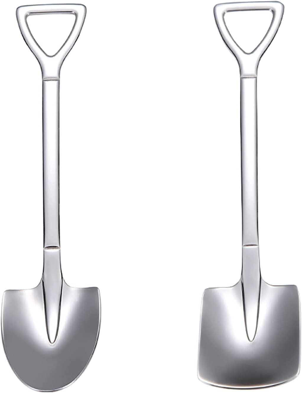 Dessert Spoons 2 Pack Stainless Steel Shovel Spoon Home Dessert Spoon ...
