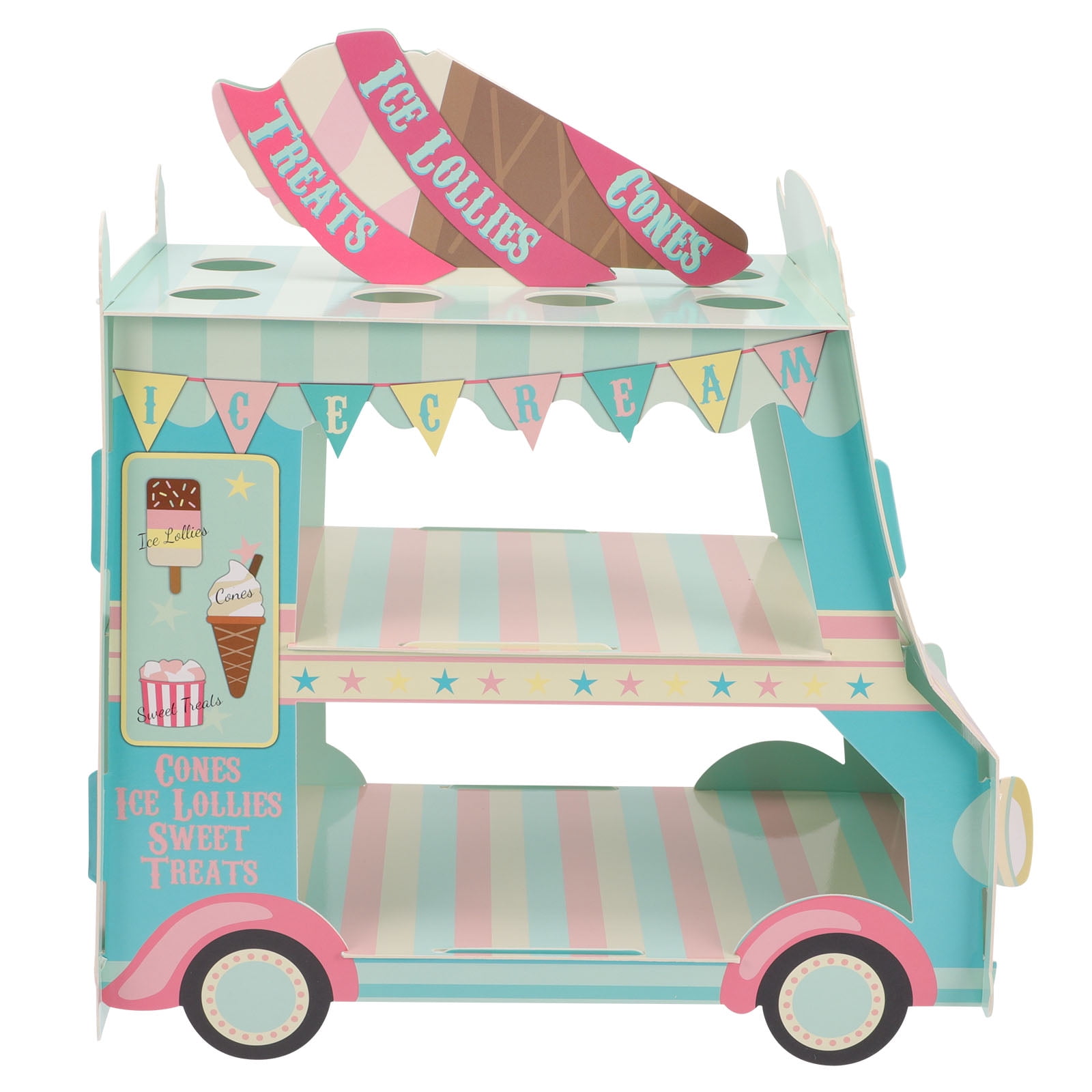 Dessert Table Display Shelf Cake Display Rack Ice Cream Truck Cart ...