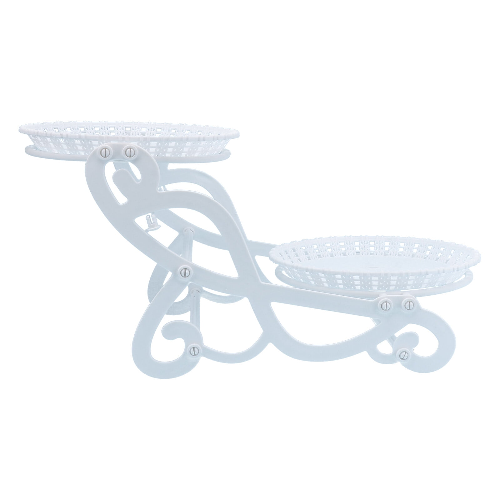 Dessert Table Display Shelves Wedding Decor Candy Tower Stand White ...