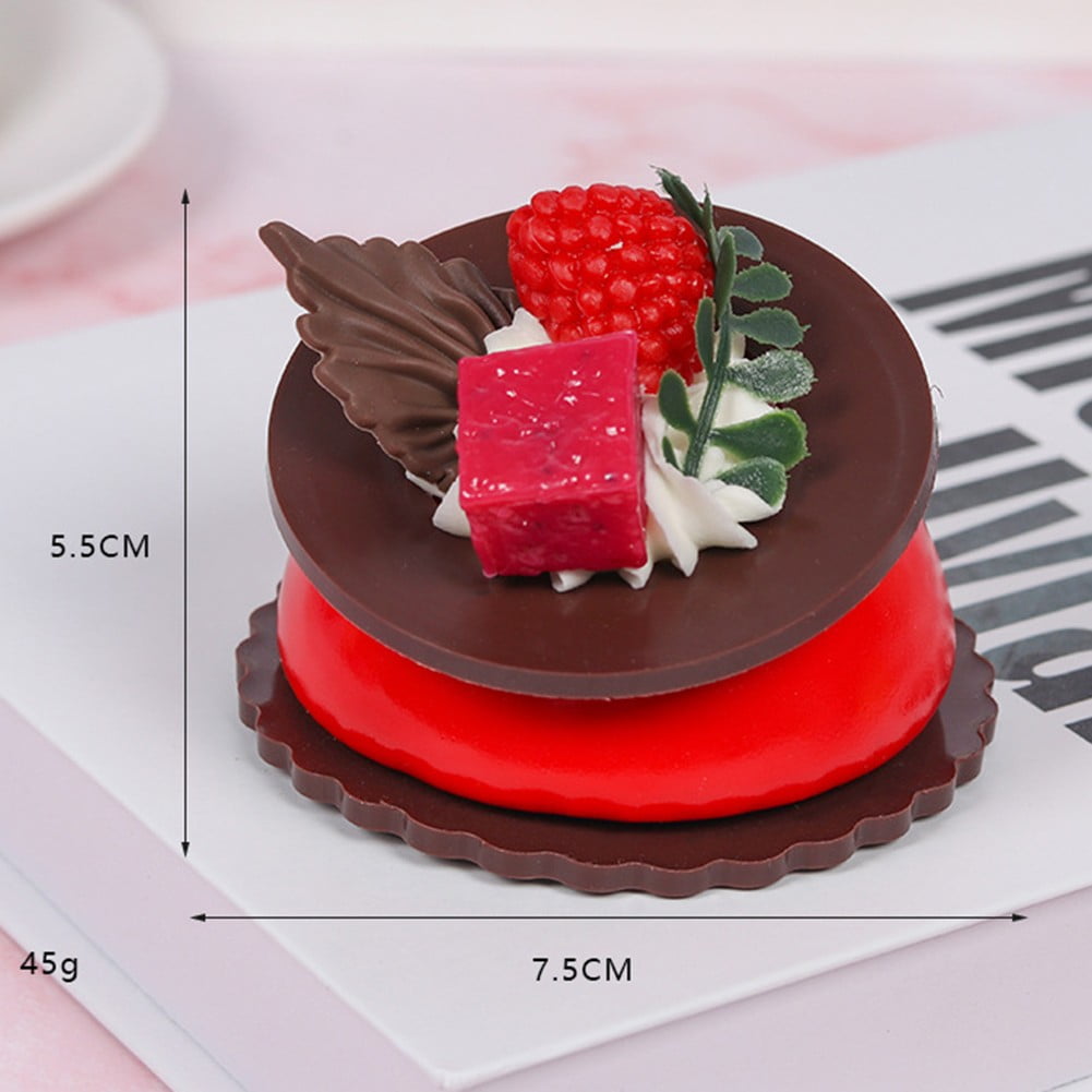 Dessert cake chocolate cake model refrigerator magnet table decoration ...