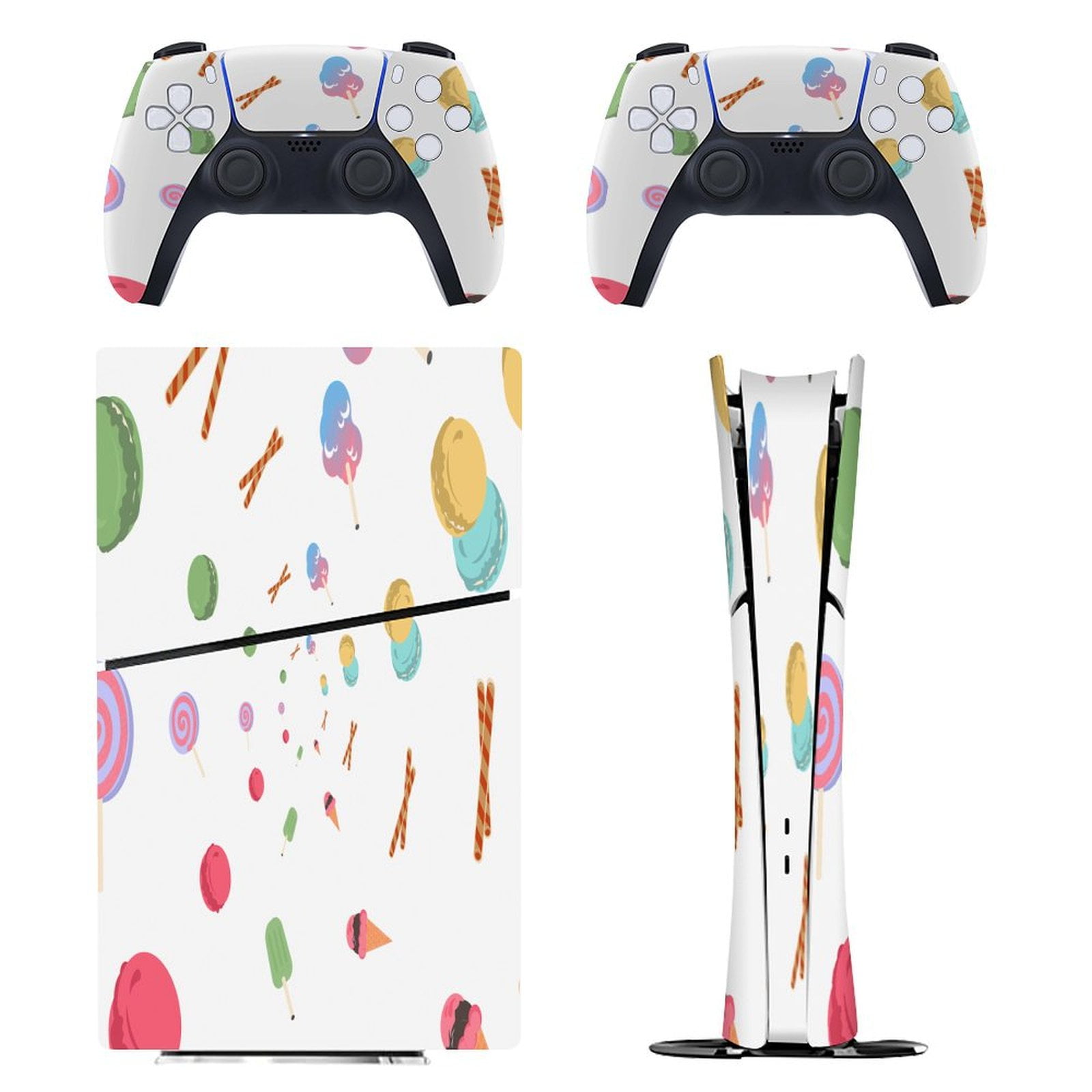 Desserts, Cookies, Sweets, Swirls PS5/PS5 Slim Digital Disc Skin ...