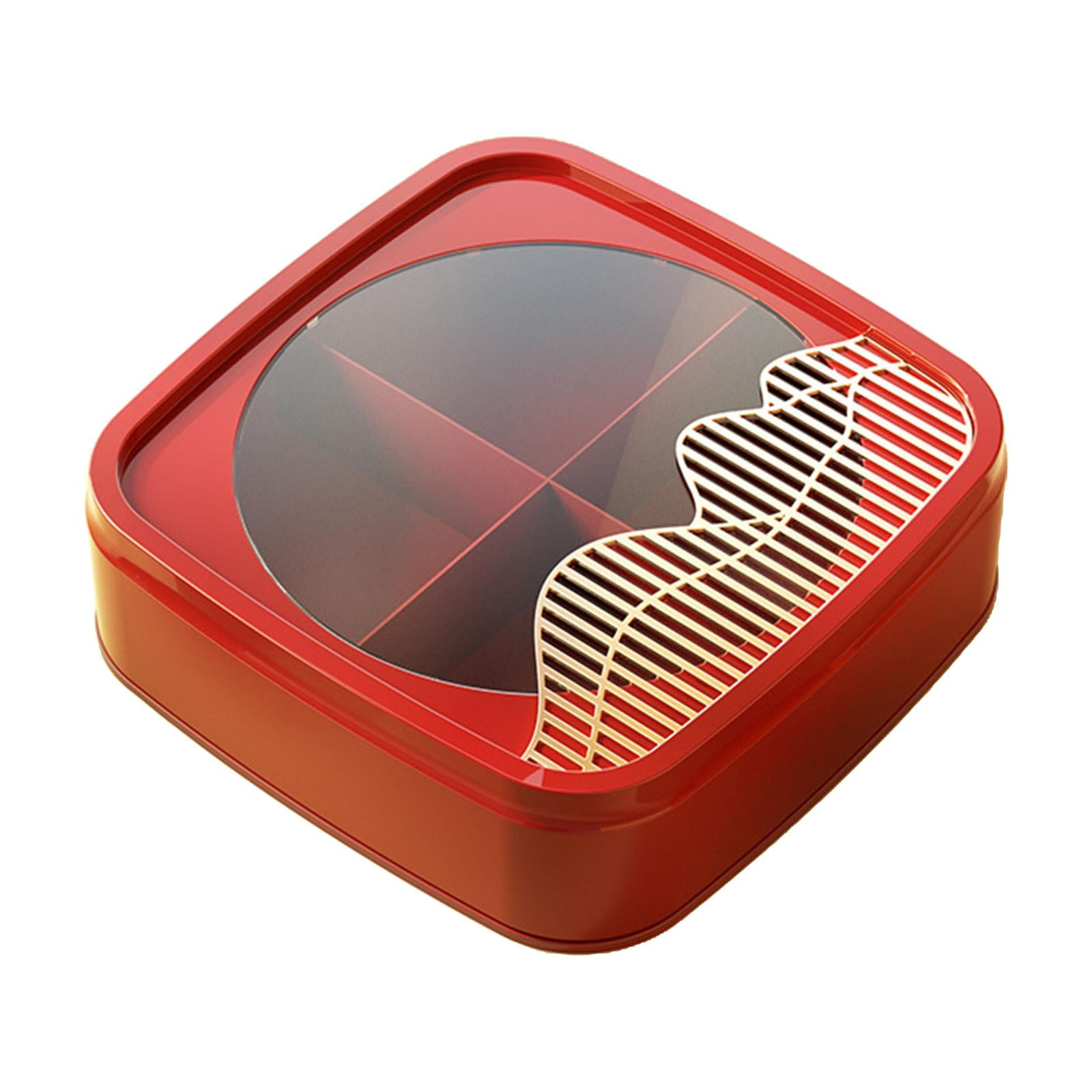 Desserts Serving Divided Compartment with Lid Nuts Serving Dried Fruit ...