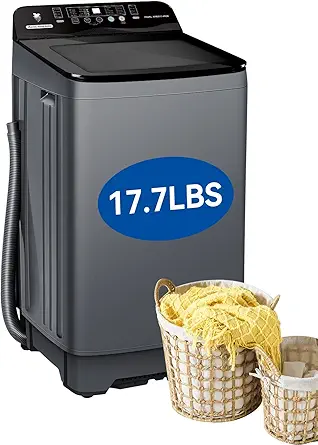 Dessiz Home Compact Washing Machine - 17.7LBS Capacity, 37.8" Height ...