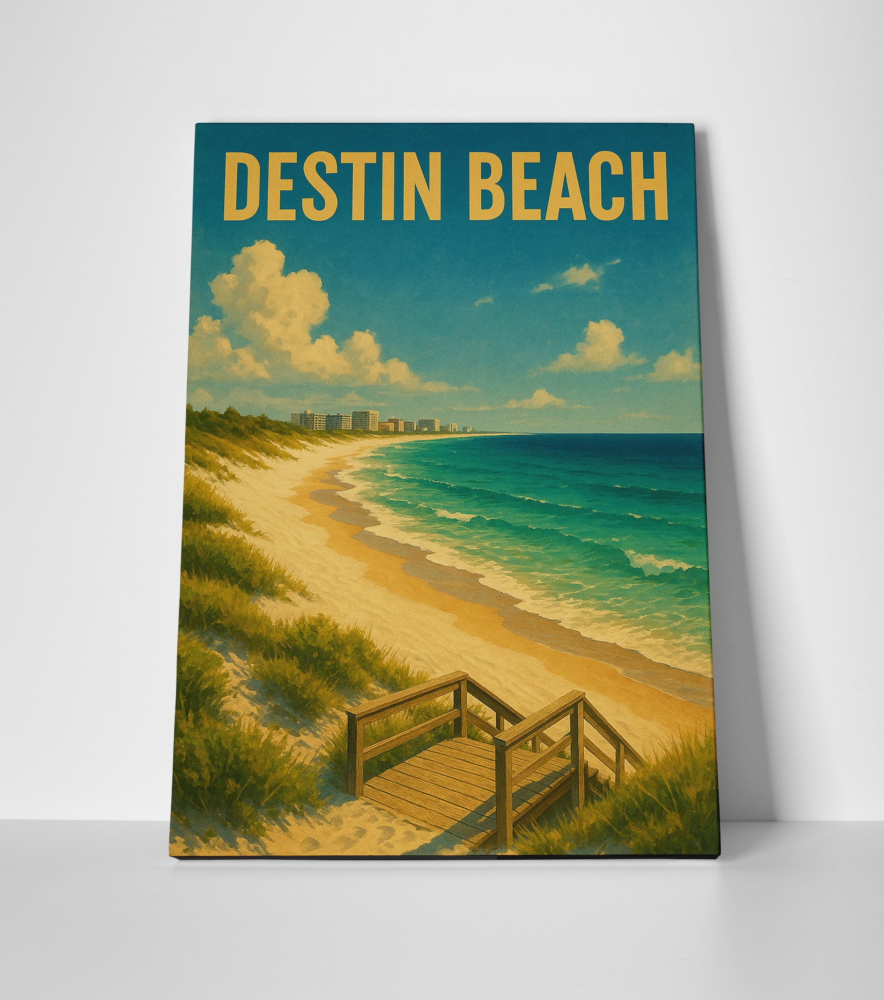 Destin Beach Poster or Canvas Wall Art - Walmart.com