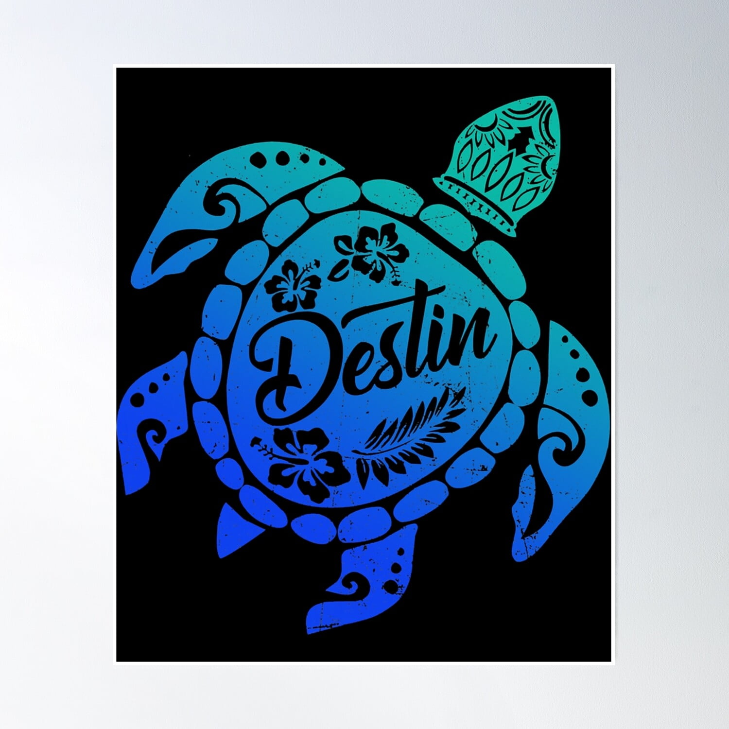 Destin Florida Sea Turtles Matching Family Vacation 2022 Poster Wall ...