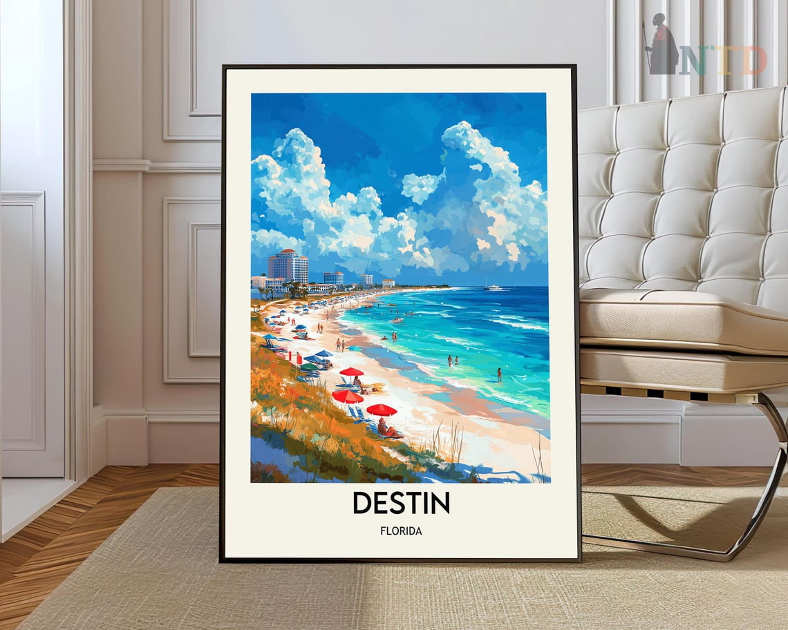 Destin Print, Destindestin Poster, Destin Photo, Destin Poster Print ...