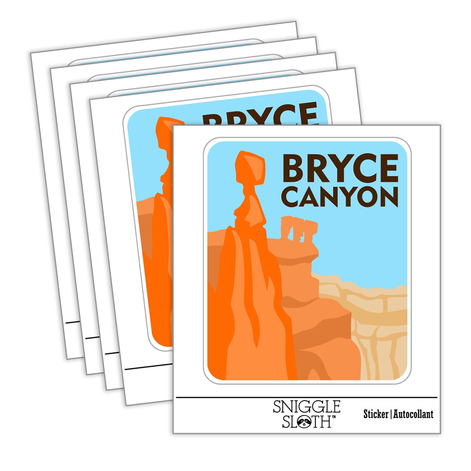 Destination Bryce Canyon National Park Car Window Bumper Water Bottle ...