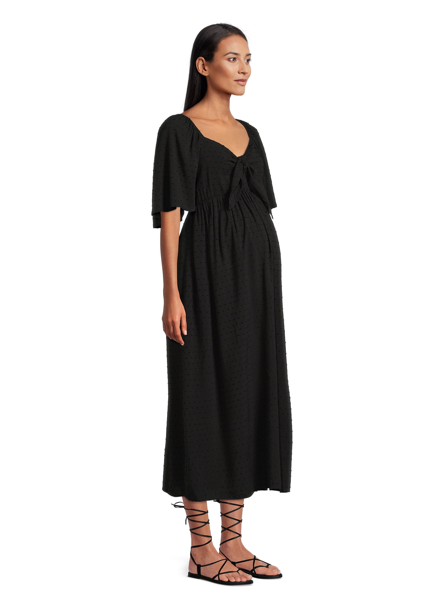 Destination Maternity Women's Flutter Sleeve Dress, Sizes S-2XL ...