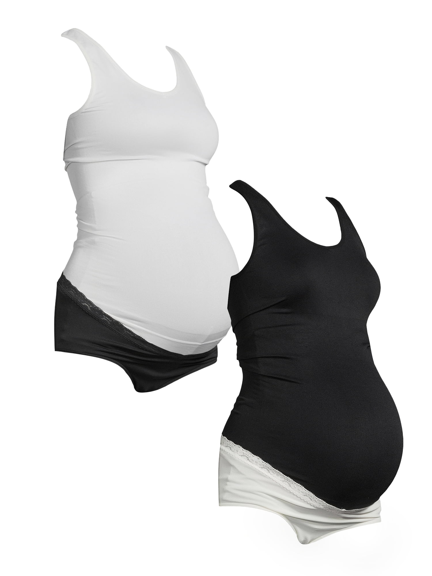 Destination Maternity Women's Lace Cooling Seamless Under Belly Bikini ...