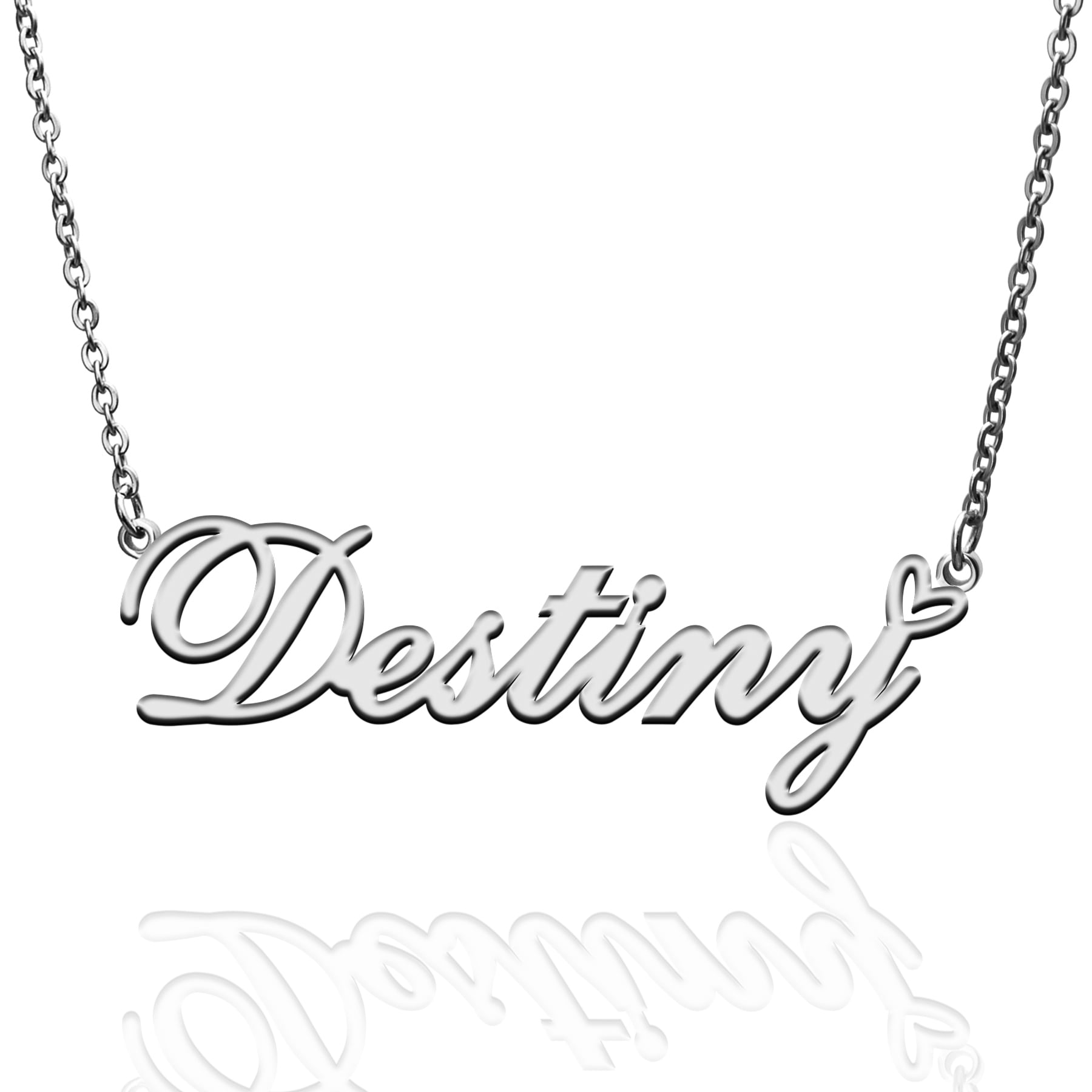 Destiny Custom Name Necklace Customized Personalized Plated Name ...