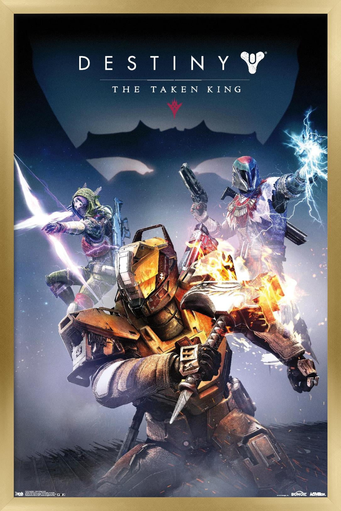 Destiny: Taken King - Key Art Wall Poster, 14.725" x 22.375", Framed ...