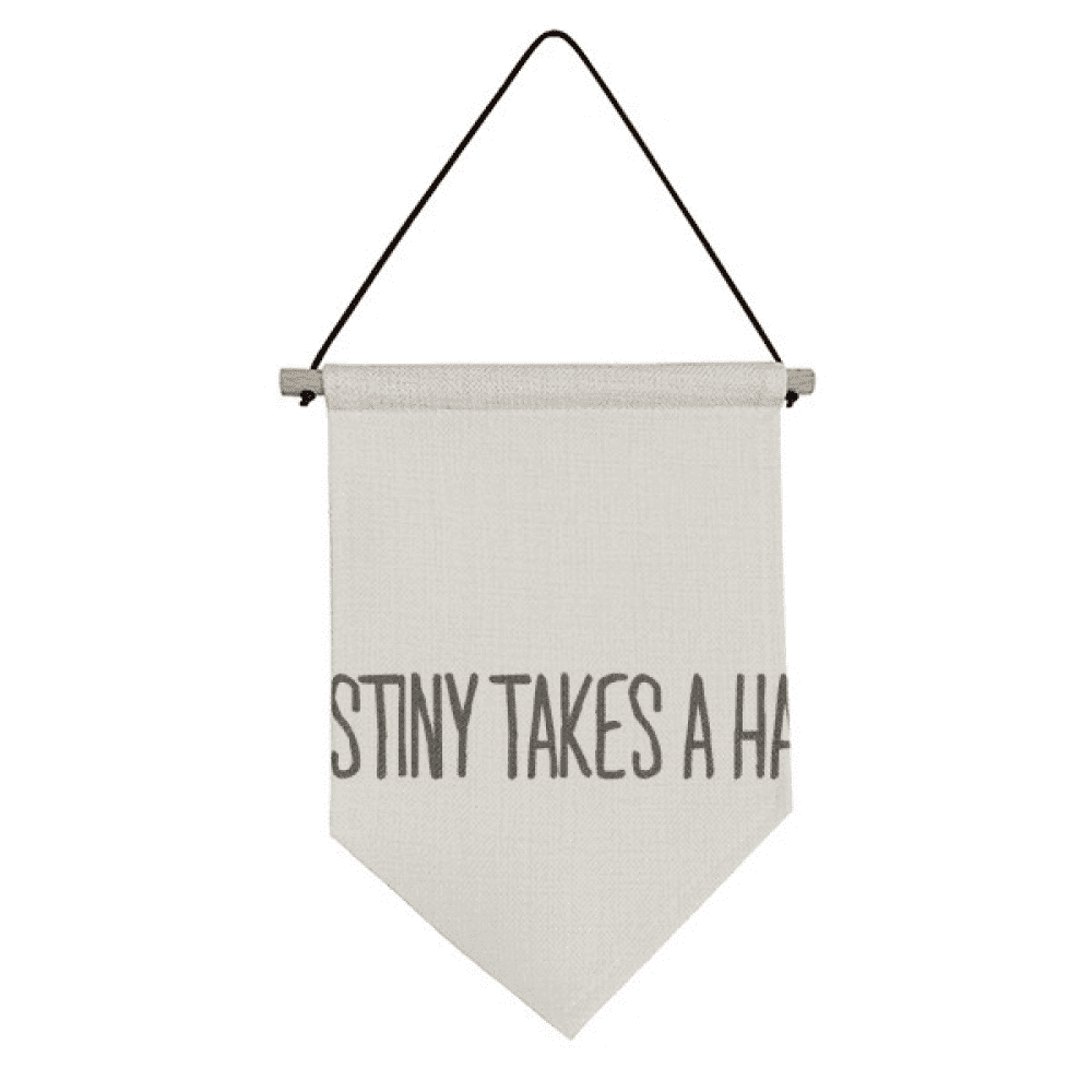 Destiny Takes A Hand Art Deco Fashion Canvas Flag Hanging Wall Art ...