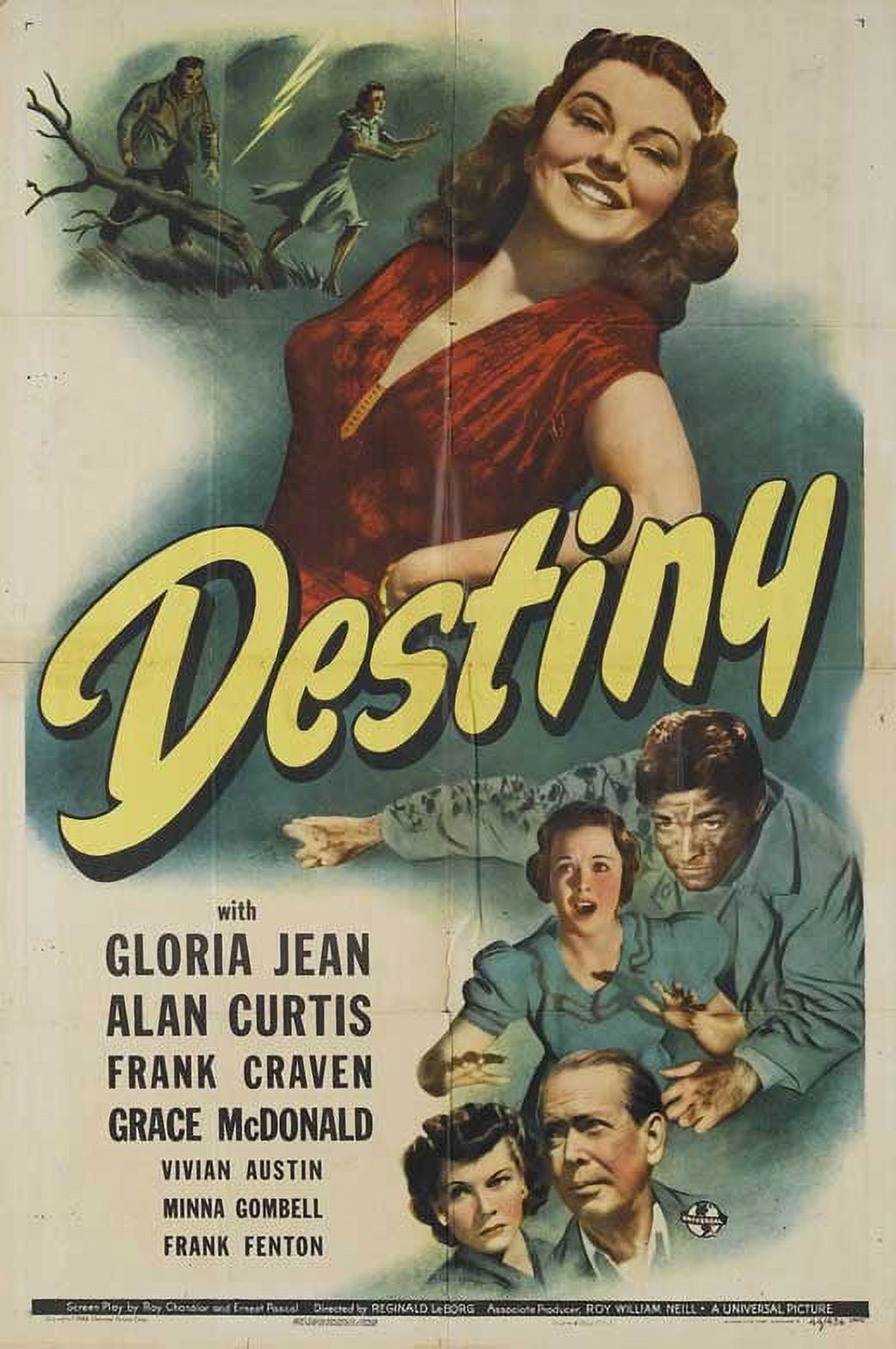 Destiny - movie POSTER (Style A) (27" x 40") (1944) - Walmart.com