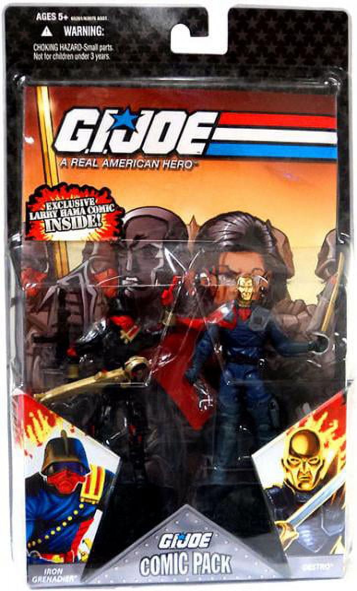 Destro & Iron Grenadier Action Figure 2-Pack GI Joe - Walmart.com
