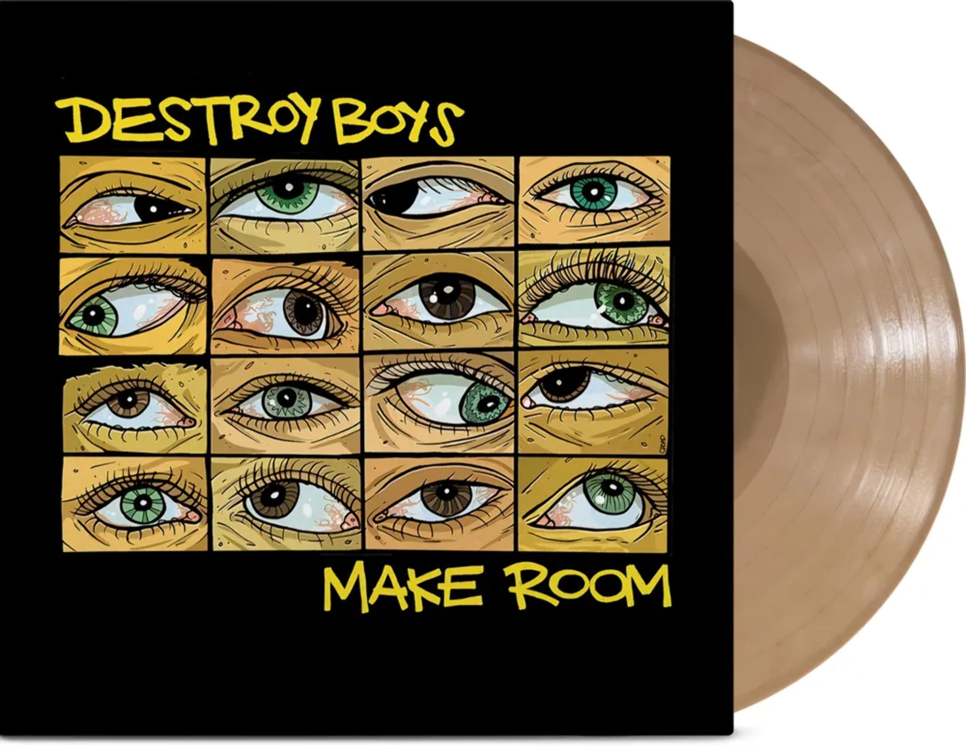 Destroy Boys - Make Room LP record ("sandstone mix" colored vinyl ...
