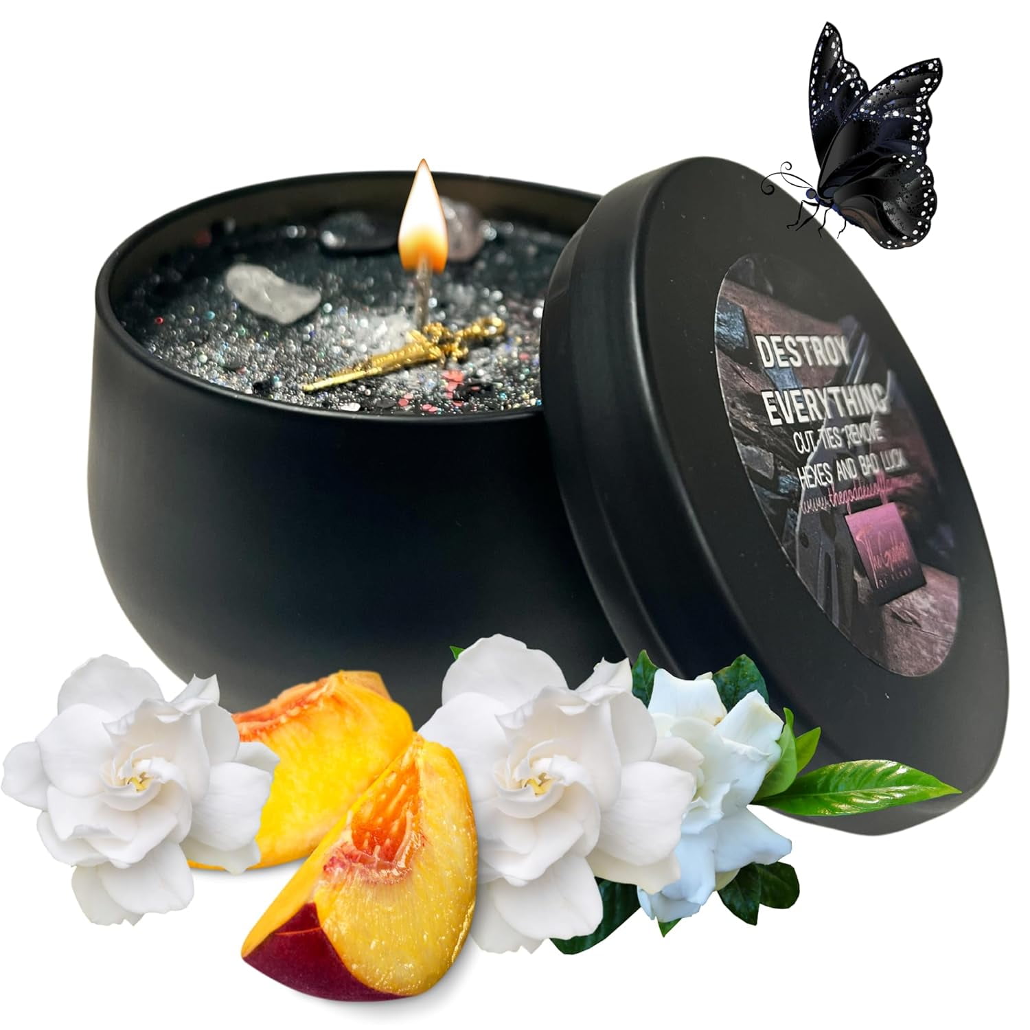 Destroy Everything Spiritual Candle to Cut ties, Remove hexes and Bad ...