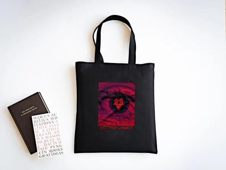 Destroy Lonely Unisex Rapper Fan Gift Music Hip Hop Tote Bags - Walmart.com